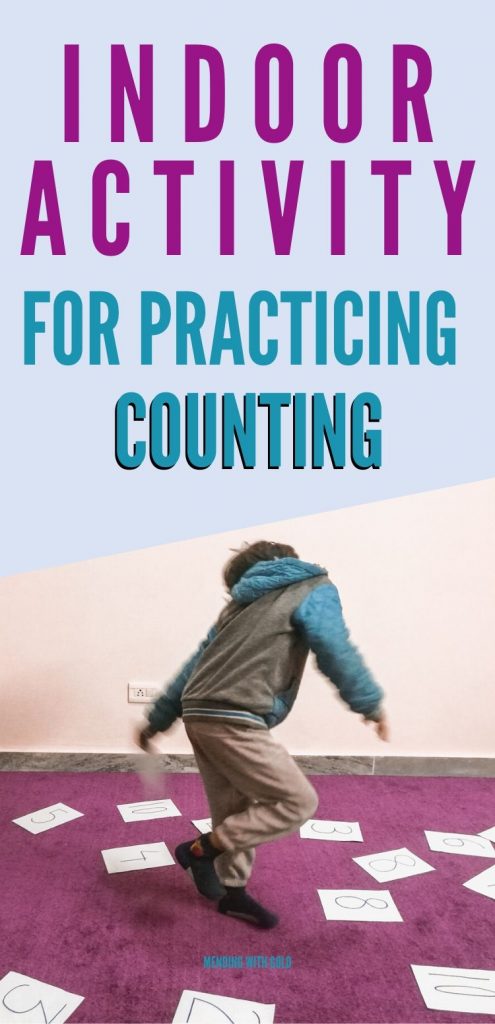 Simple Gross Motor Activity For Practicing Counting