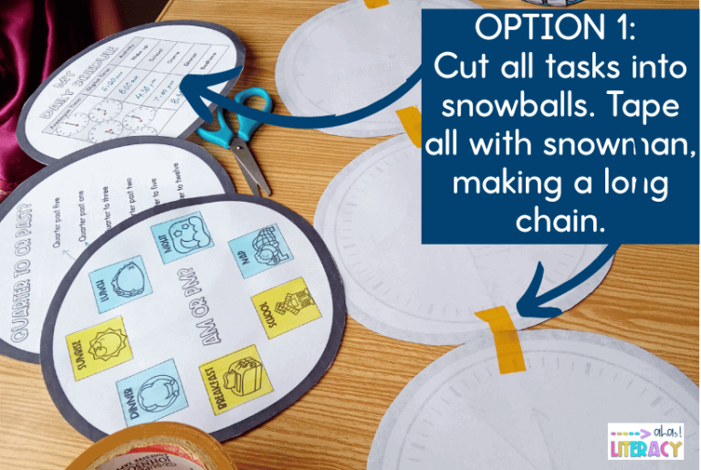 Build a Snowman Clock Craft for Telling Time Step by Step