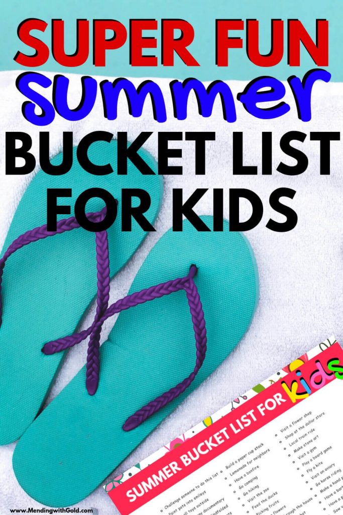 Summer Bucket List For Kids: 100 Fun Things To Do (+Free Printable ...